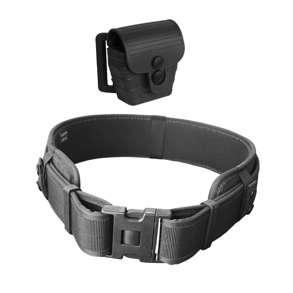 Cinto com Protetor Lombar + Porta Algema Bélica Militar NF-e ...